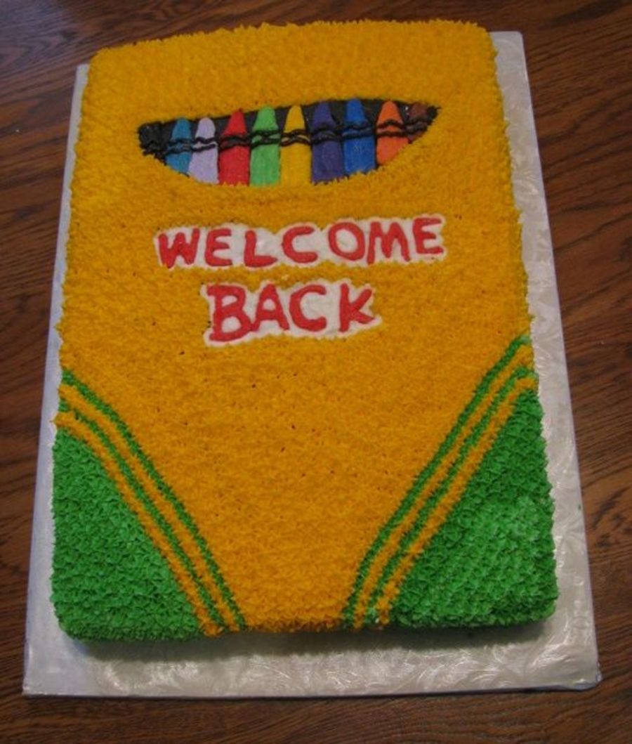 Crayon Box Cake - CakeCentral.com