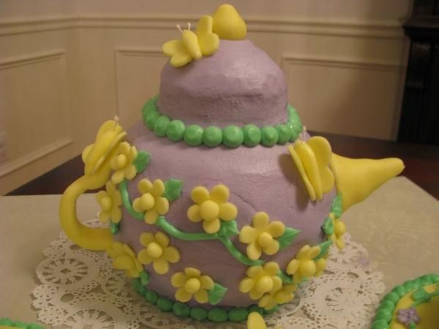 Teapot Cake - CakeCentral.com