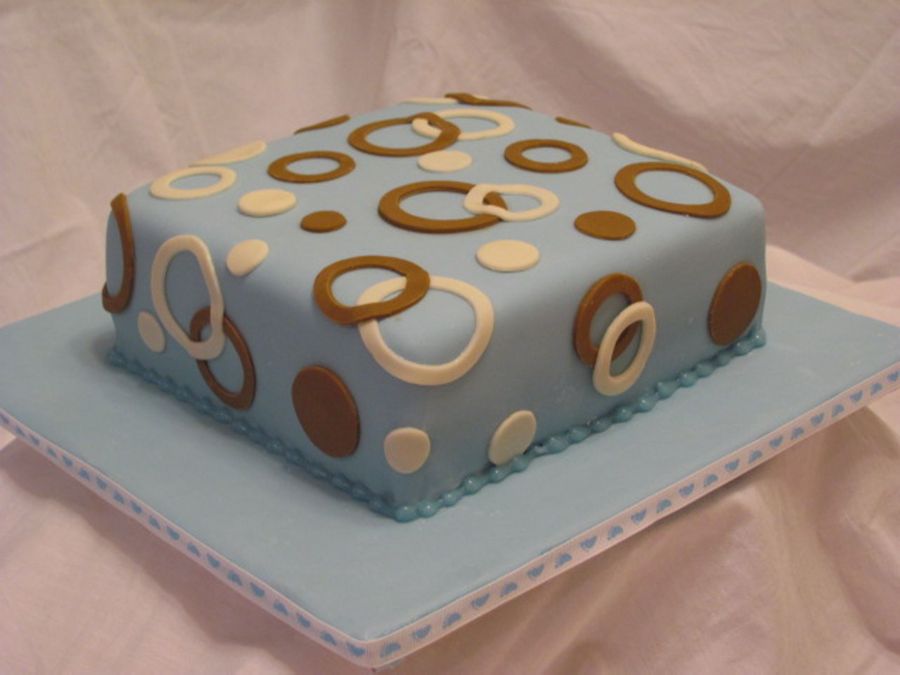 Retro Circle Cake - CakeCentral.com