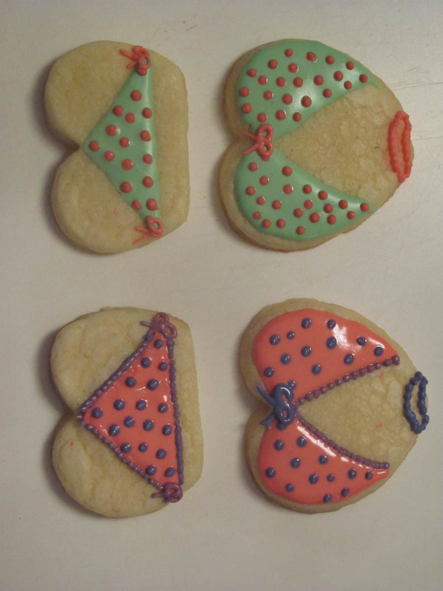 Bra And Panty Cookies - CakeCentral.com