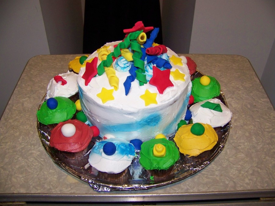 Colorful Cake - CakeCentral.com