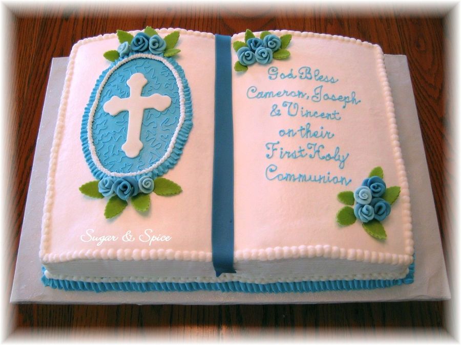Blue Communion - CakeCentral.com