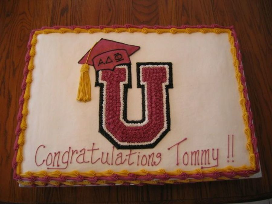 Union College Graduation Cake - CakeCentral.com
