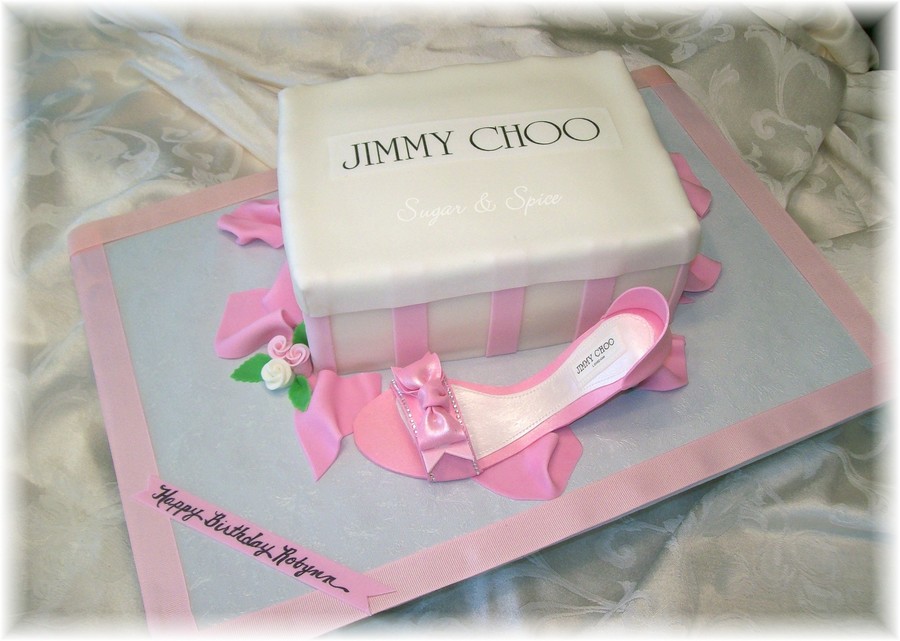 Jimmy Choo Shoe & Shoebox - CakeCentral.com