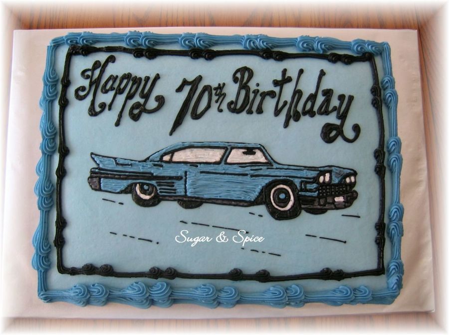 Blue Cadillac - CakeCentral.com