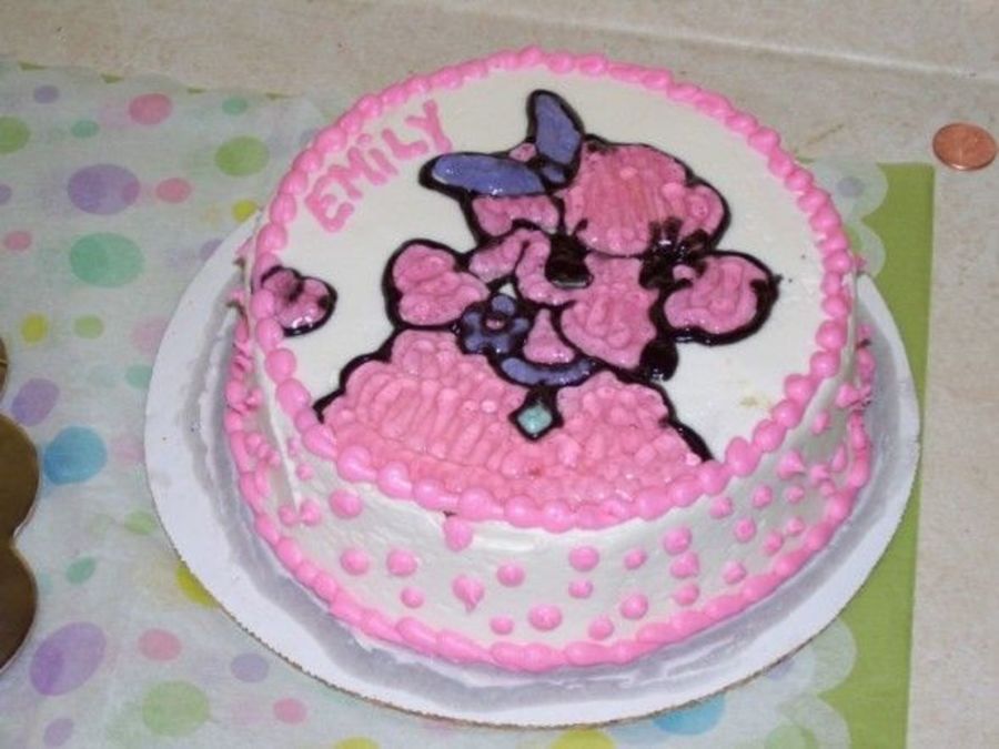 Pink Poodle "squish Cake" - CakeCentral.com