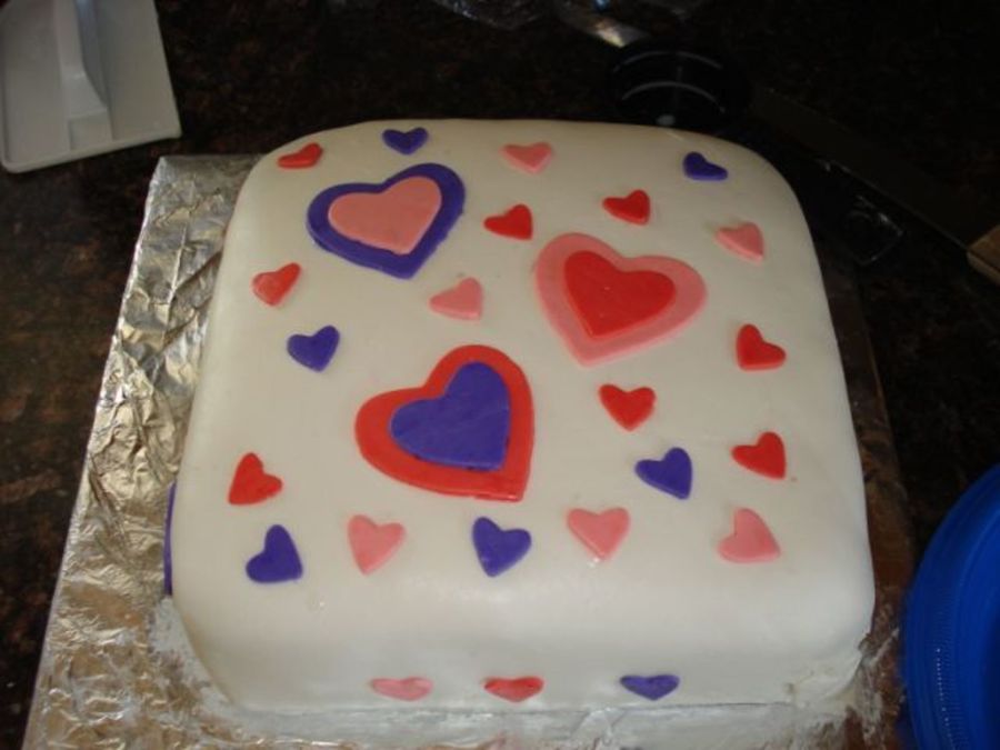 First Fondant Cake Ever! - CakeCentral.com