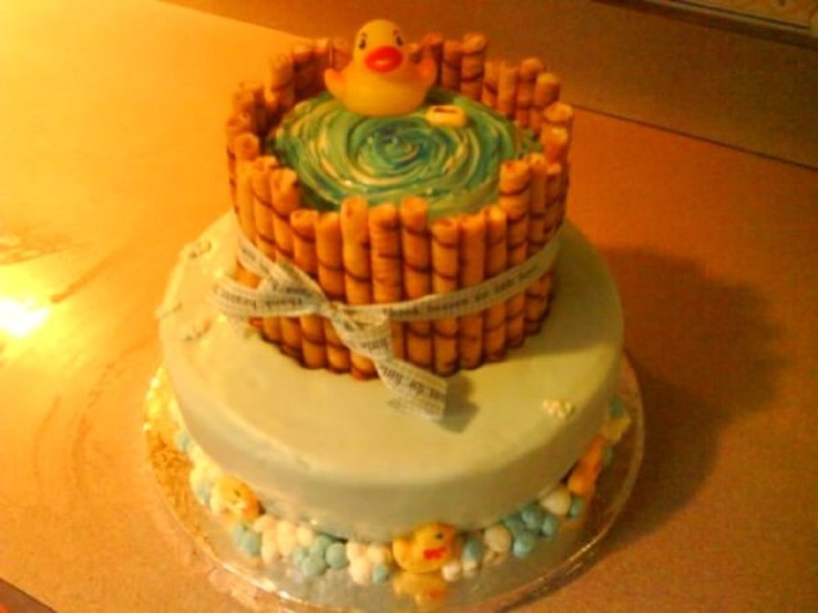 Duck Baby Shower - CakeCentral.com