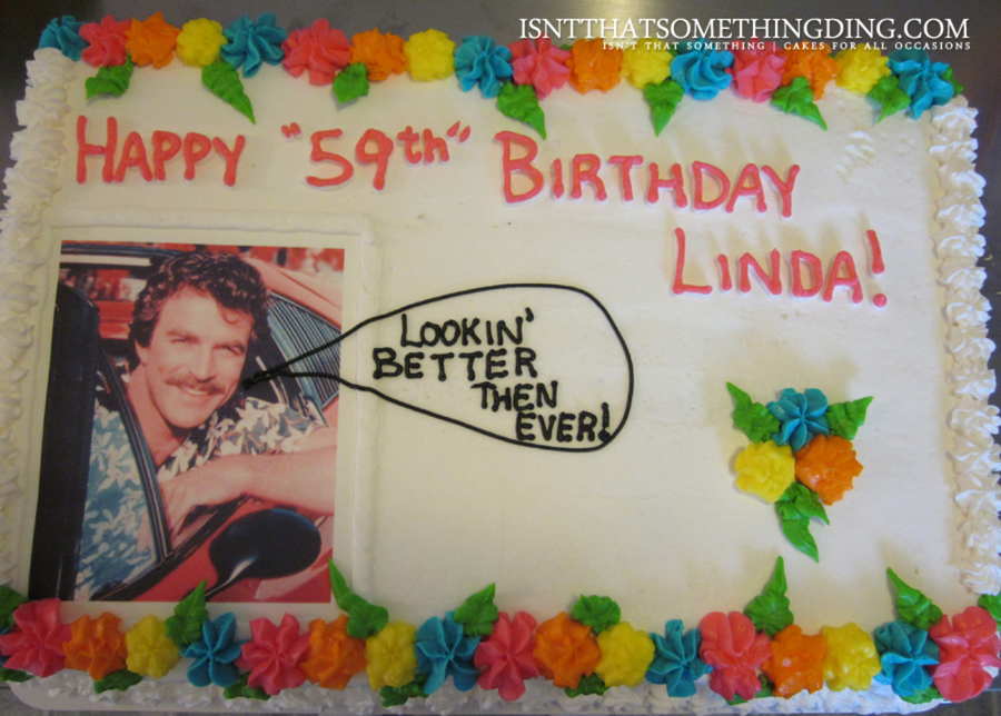 Magnum Pi 60Th Birthday Cake - CakeCentral.com