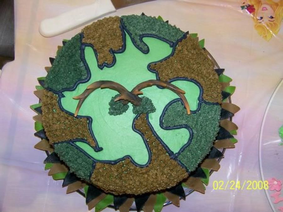 Camo Birthday Cake - CakeCentral.com