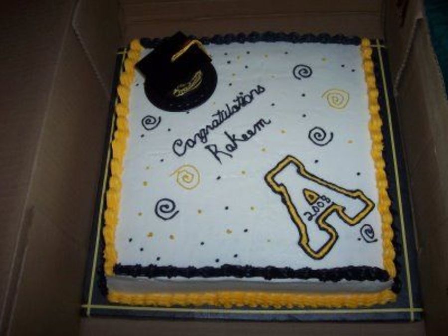 Asu Graduation Sheet Cake - CakeCentral.com