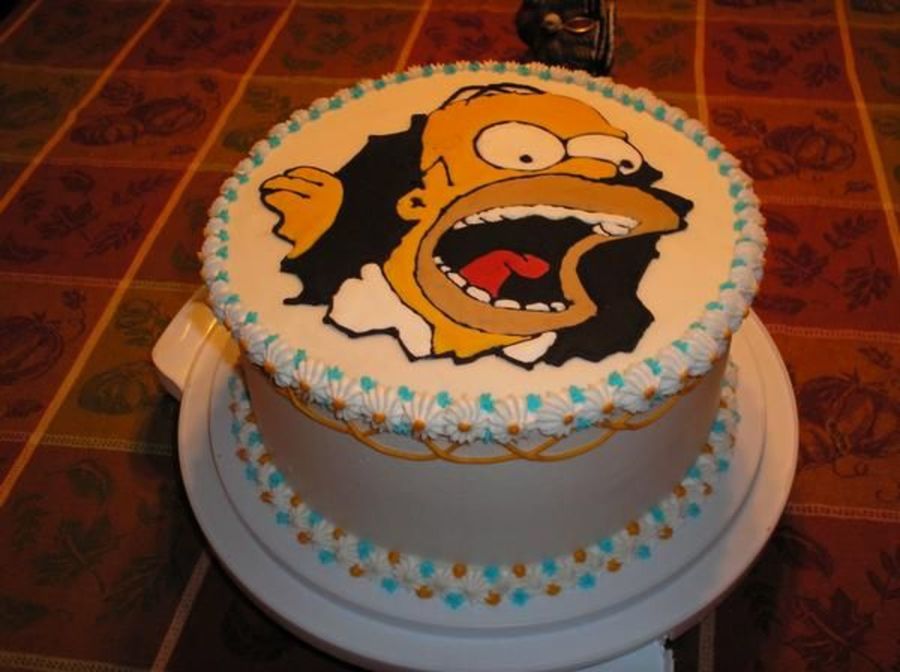 Homer Simpson - CakeCentral.com