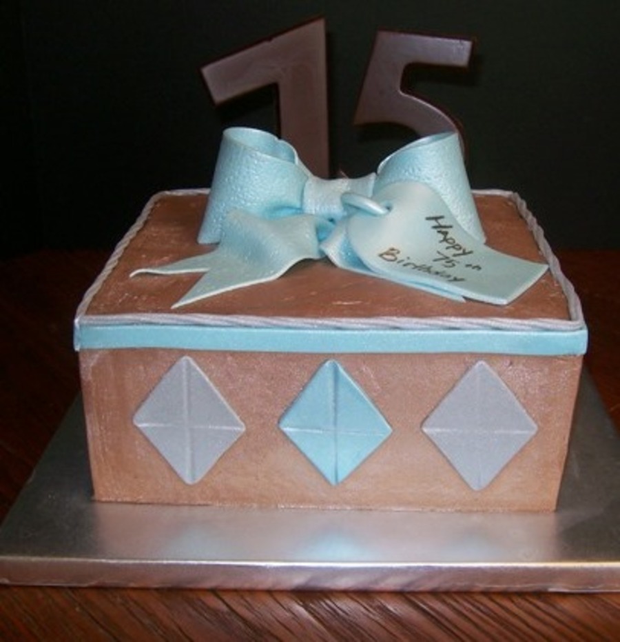 75Th Birthday Cake - CakeCentral.com