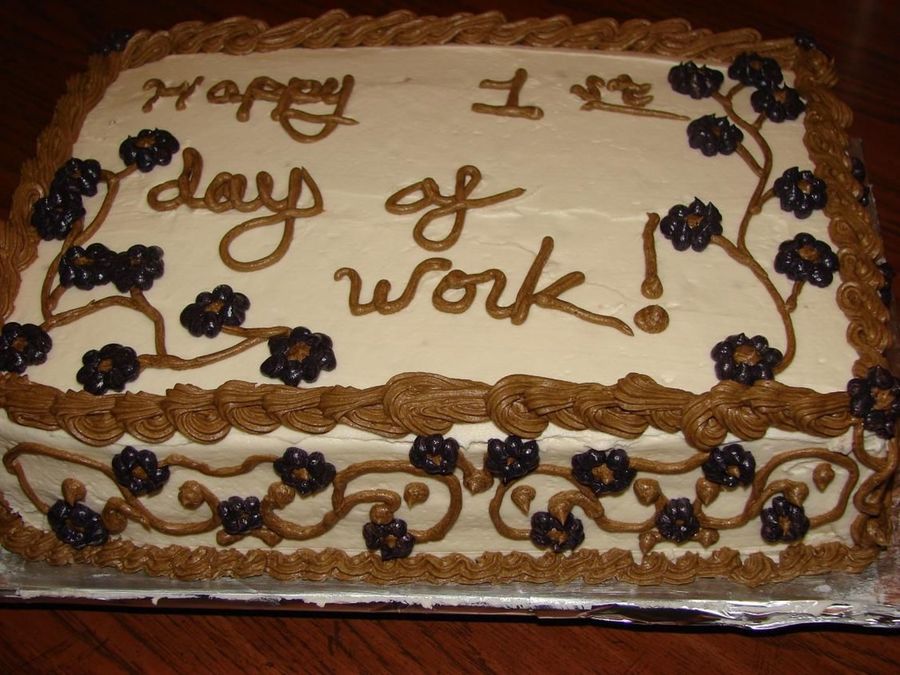 New Job Cake - CakeCentral.com