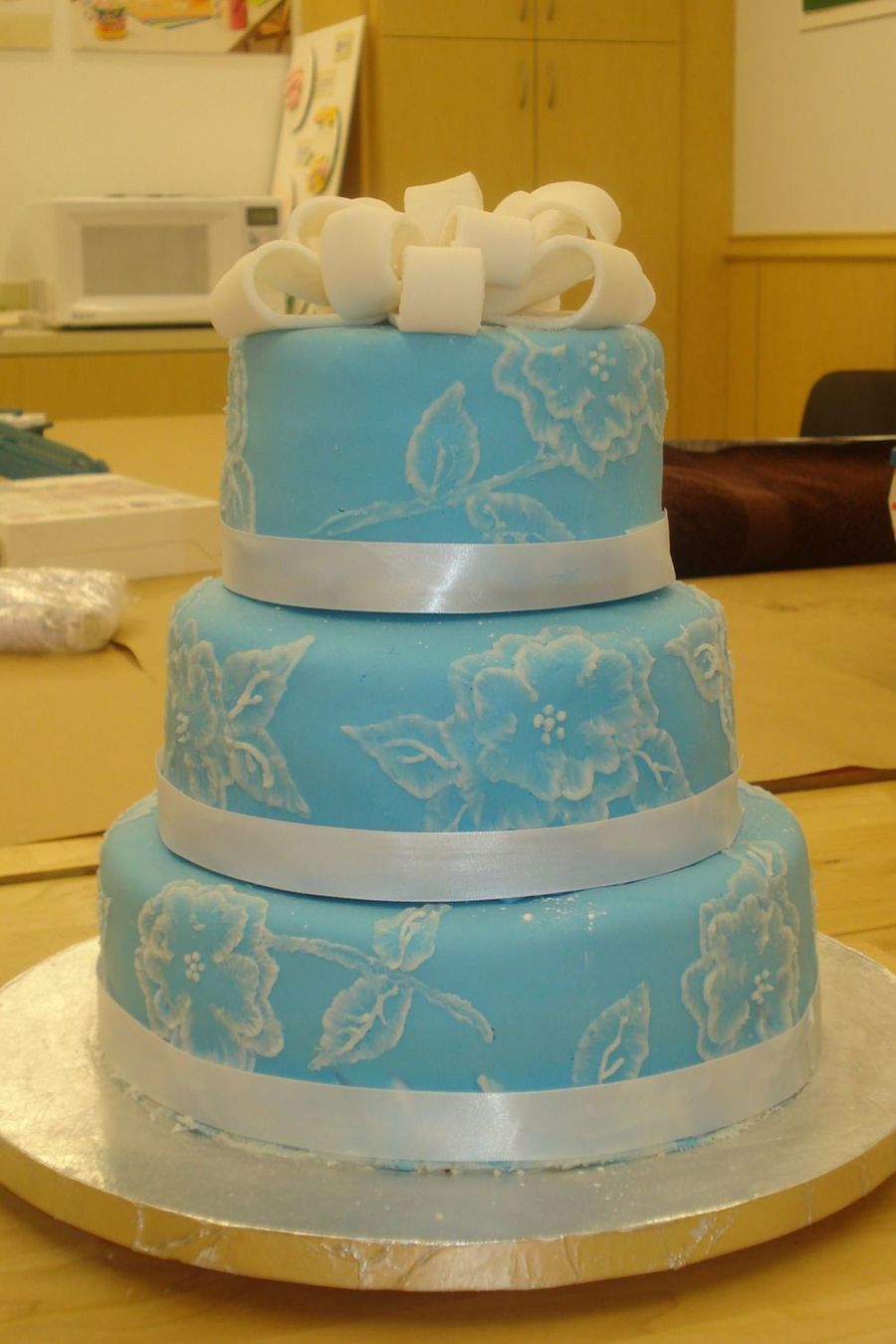 First Stacked Cake - CakeCentral.com