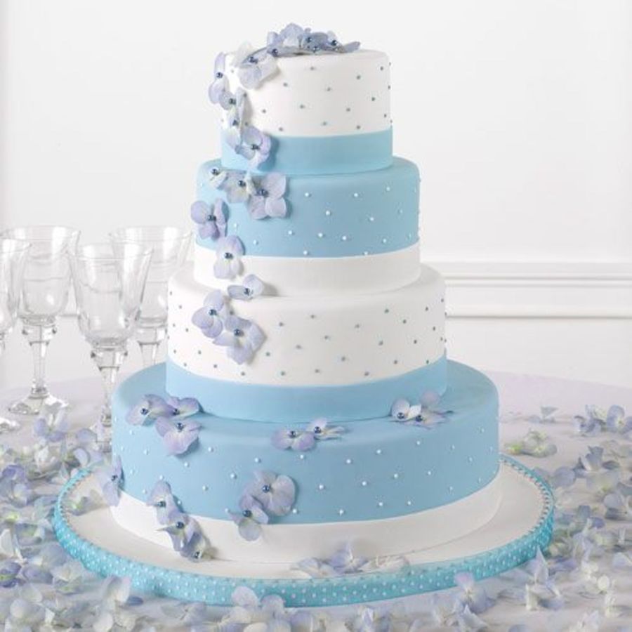 Blue Hydrangea - CakeCentral.com