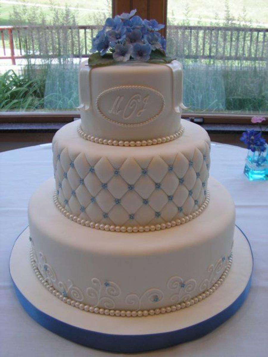 Bright Blue Hydrangea - CakeCentral.com