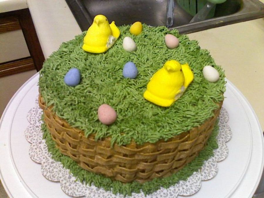 Easter Basket Cake - CakeCentral.com