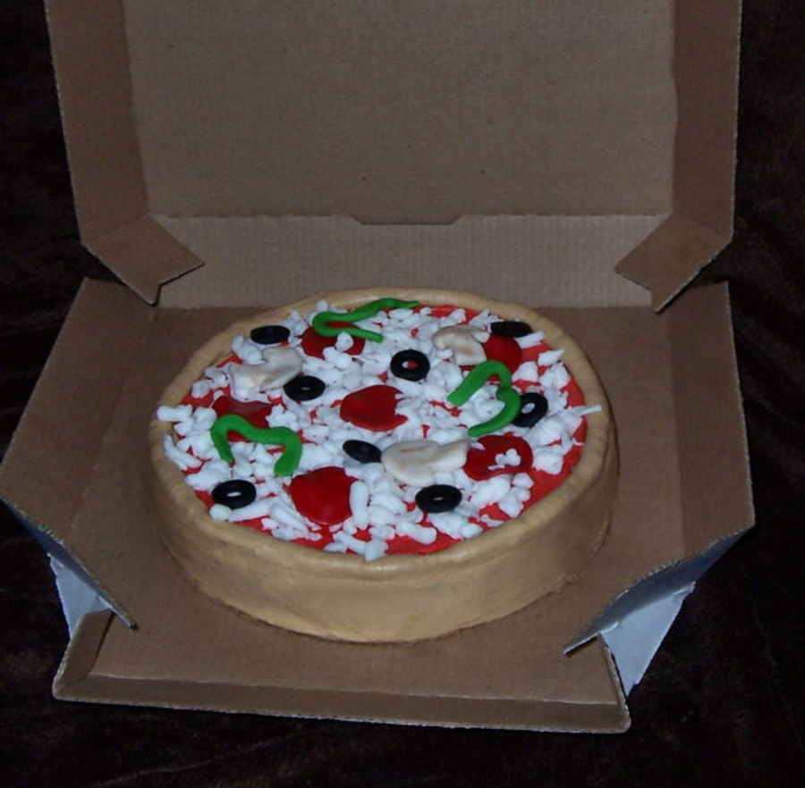 Pizza Party Cake - CakeCentral.com