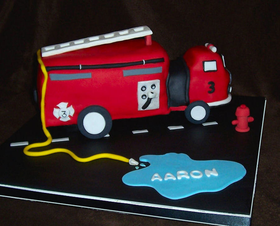 Fire Truck Cake - CakeCentral.com