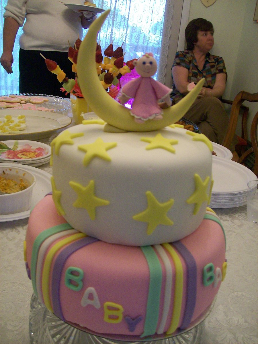 Elizabeth's Shower Cake - CakeCentral.com