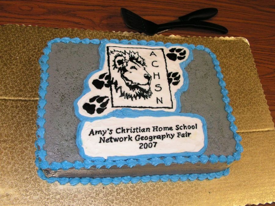 Geography Fair Cake - CakeCentral.com