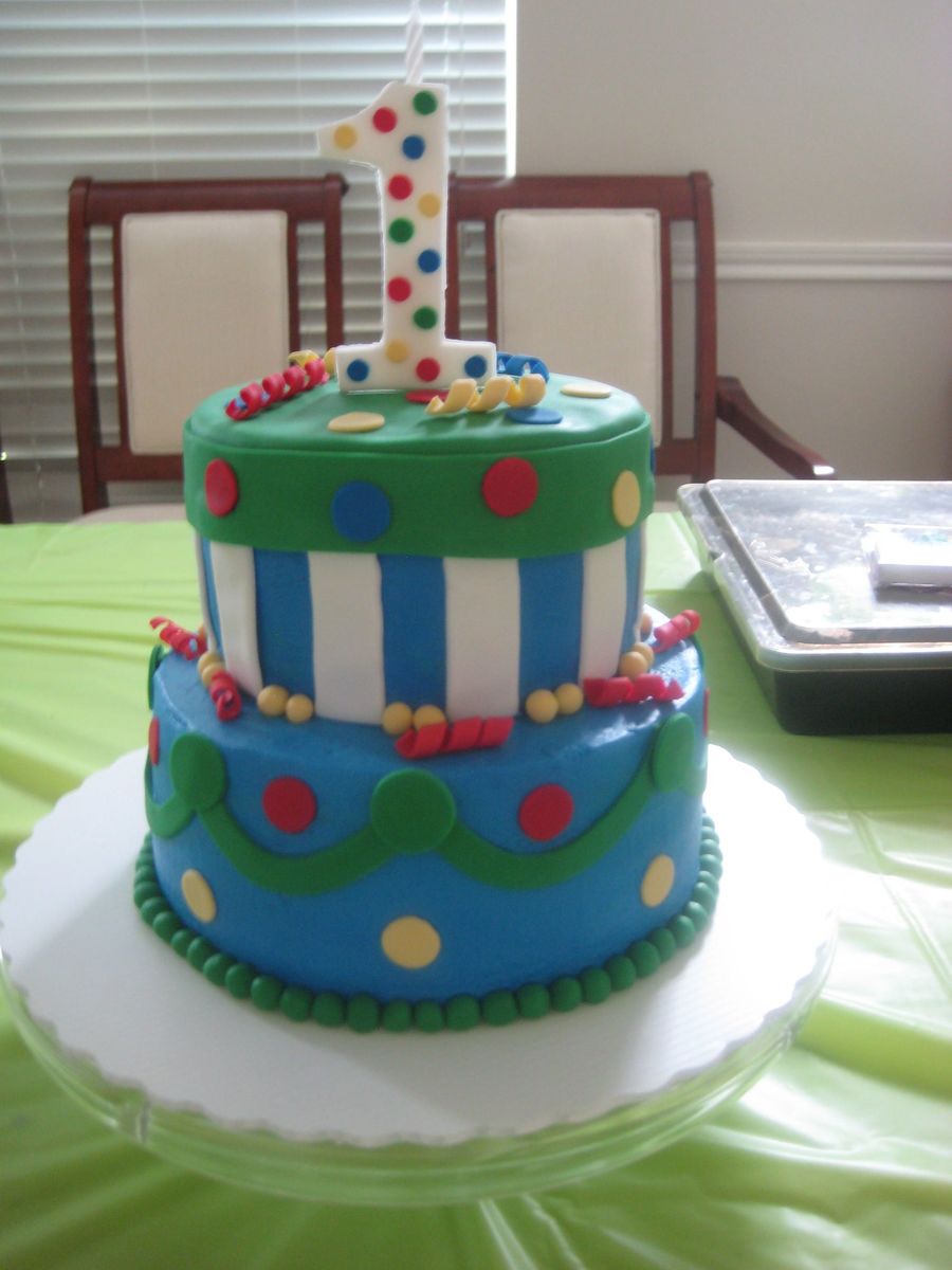 1St Birthday Cake - CakeCentral.com
