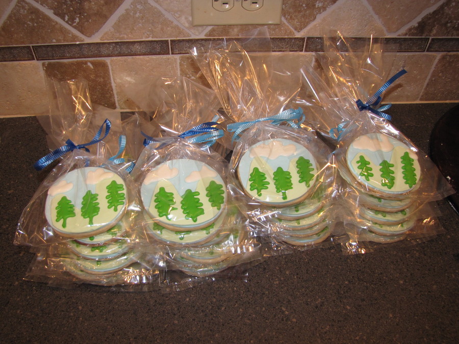 Mountain Theme Cookies - CakeCentral.com