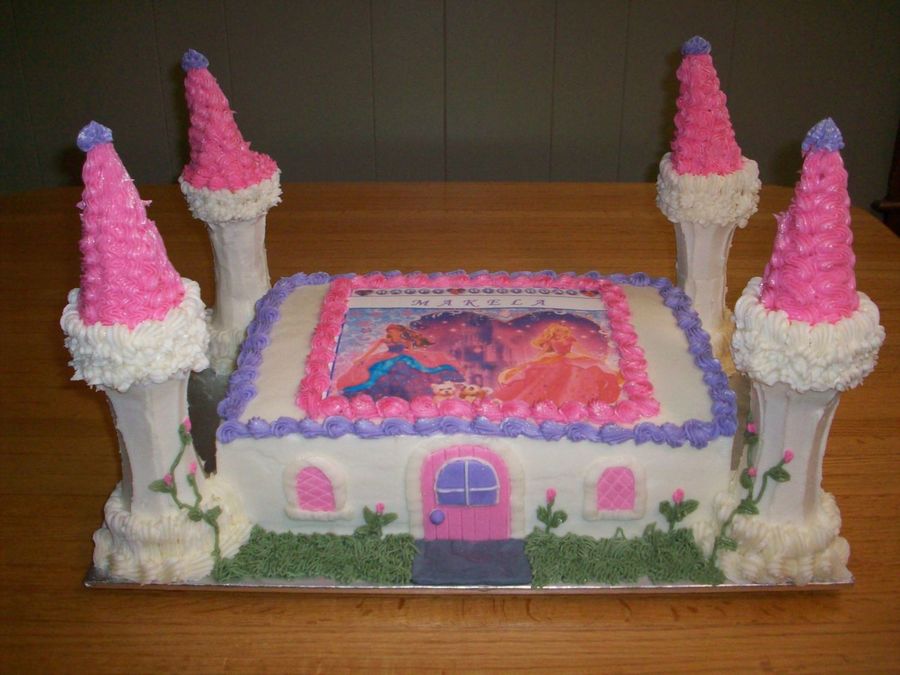 Barbie Diamond Castle - CakeCentral.com