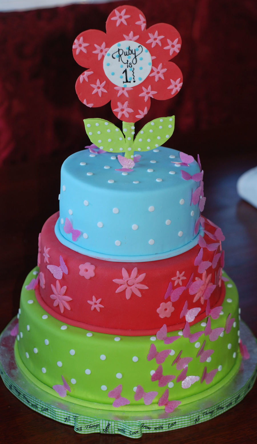 Ruby's First Birthday - CakeCentral.com