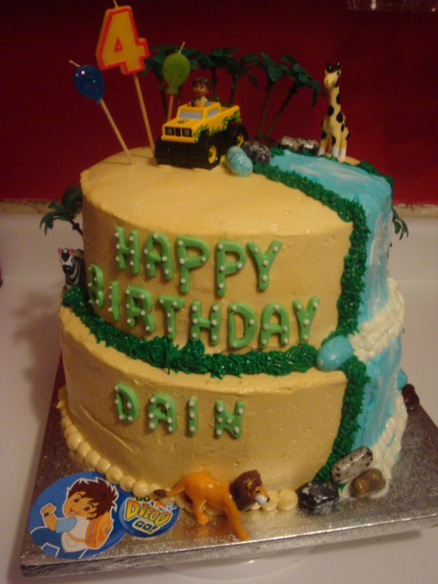 Go Diego Go Birthday Cake - CakeCentral.com