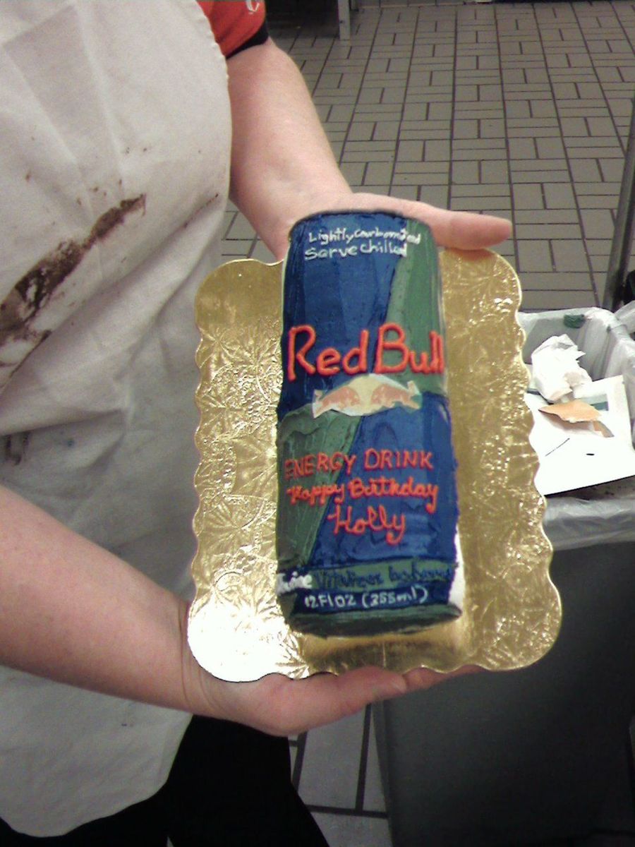 Red Bull Cake - CakeCentral.com