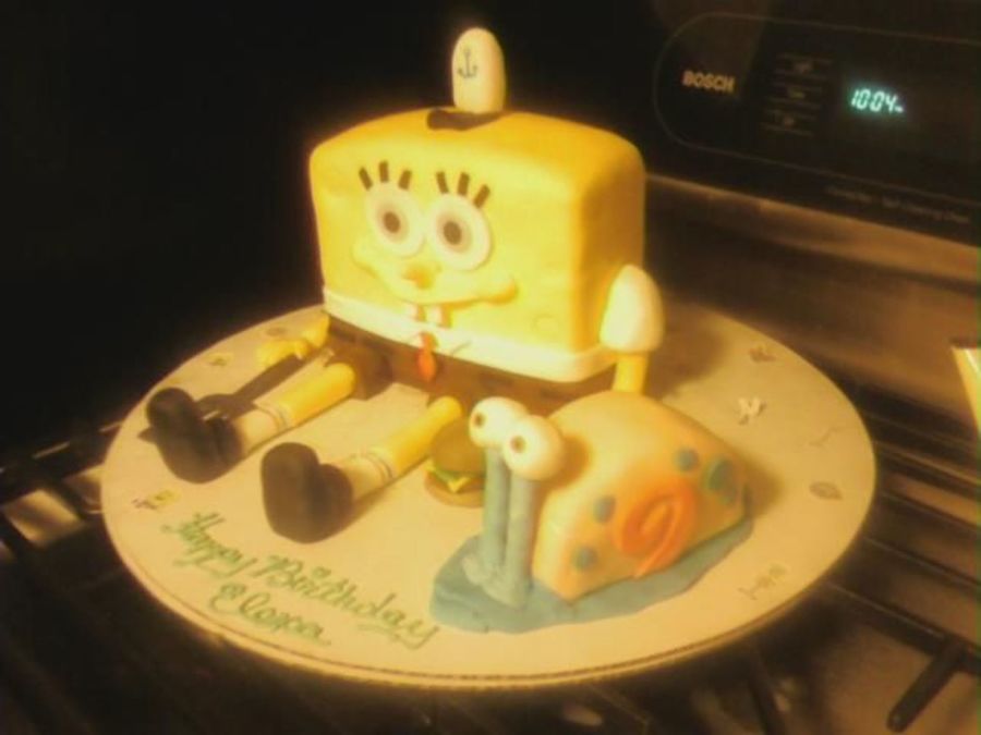 Spongebob And Gary - CakeCentral.com