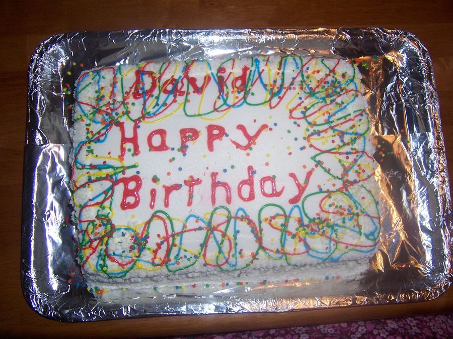 Messy Birthday - CakeCentral.com