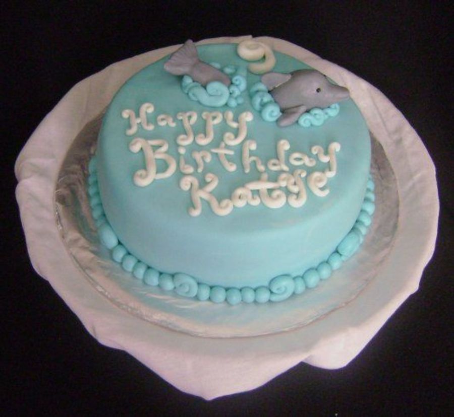 Dolphin Birthday Cake - CakeCentral.com