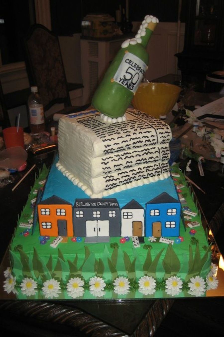 Newspaper Anniversary - CakeCentral.com