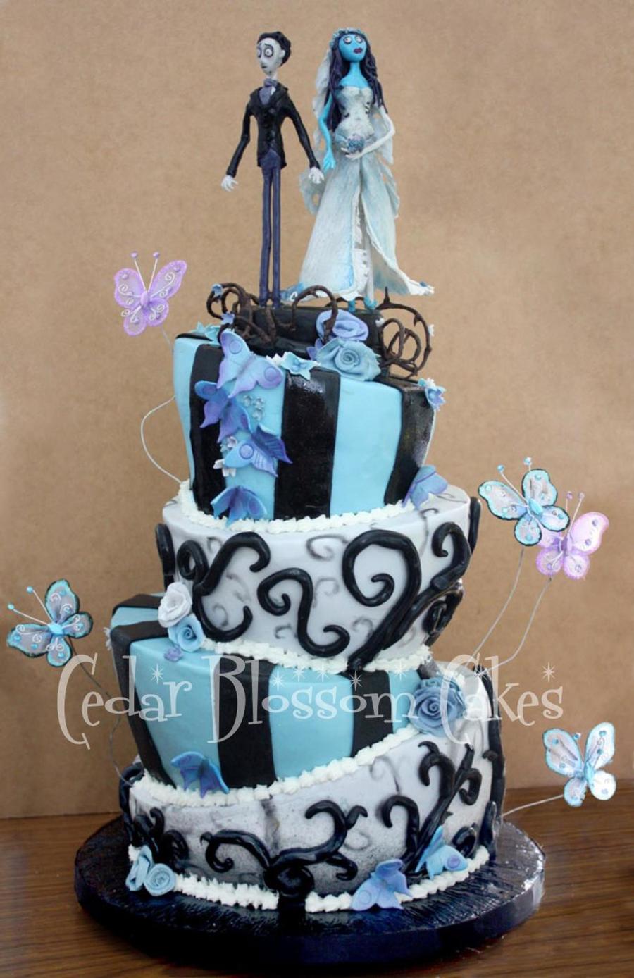 Corpse Bride Wedding Cake - CakeCentral.com