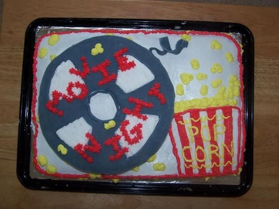 Movie Night Cake - CakeCentral.com