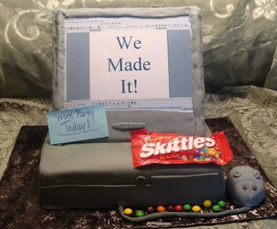 3D Computer Cake - CakeCentral.com