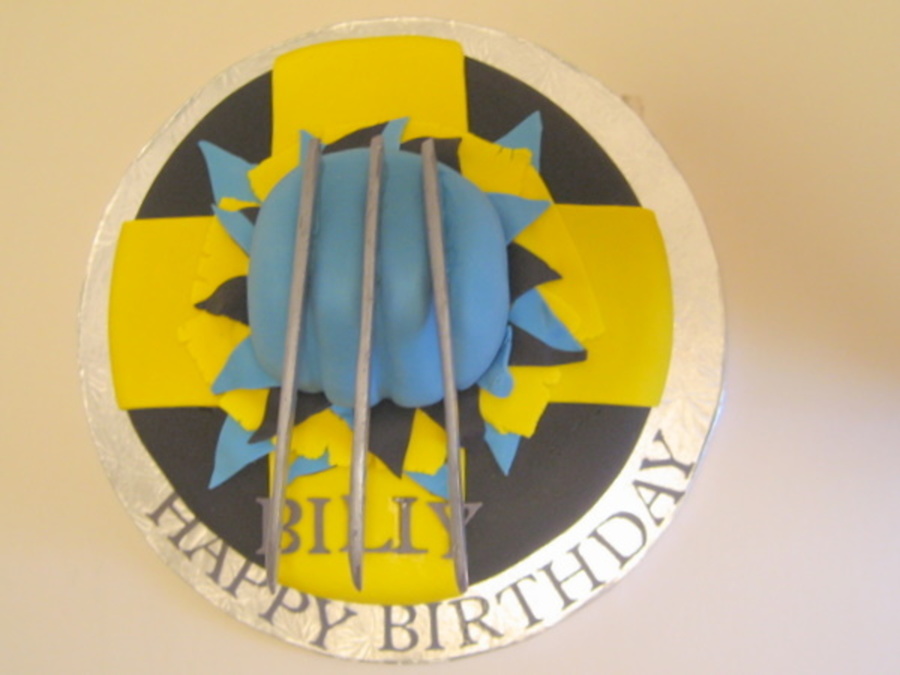 Wolverine Birthday Cake - CakeCentral.com