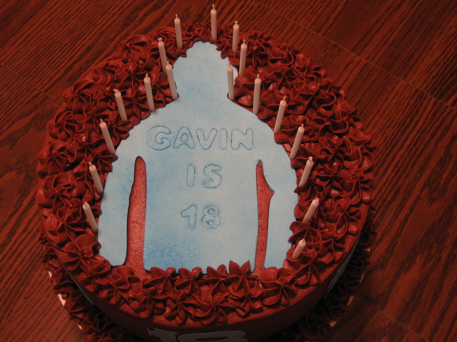 Gavin's 18Th Birthday Cake - CakeCentral.com