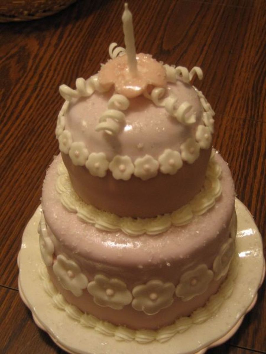 Tiny Birthday Cake - CakeCentral.com