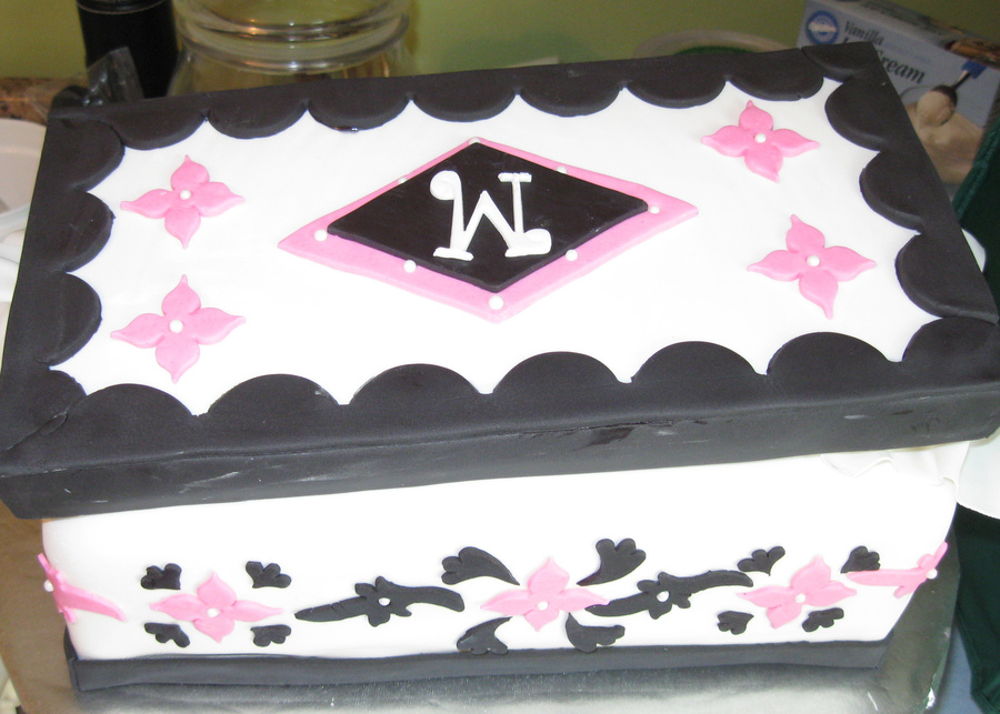Gum Paste Shoe & Shoebox Cake - CakeCentral.com