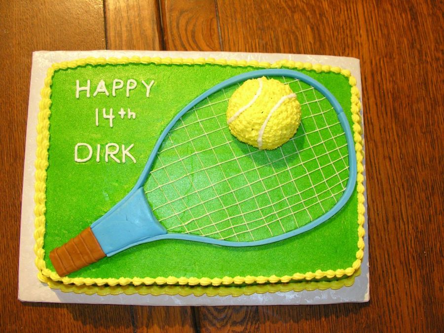 Tennis Cake - CakeCentral.com