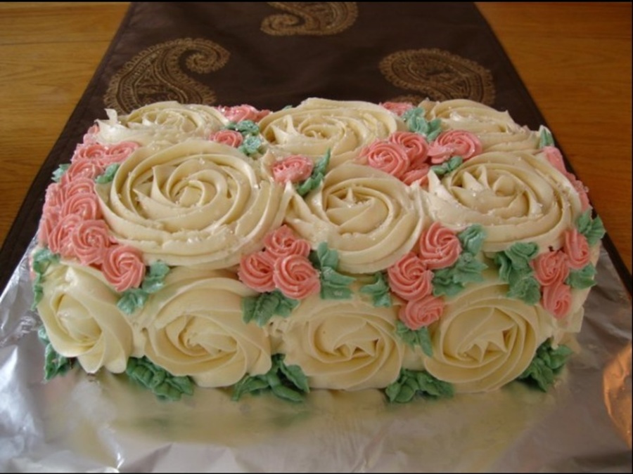 Rosette Garden - CakeCentral.com