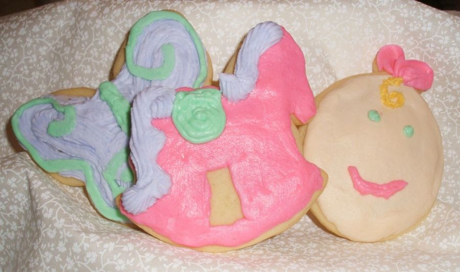 Baby Girl Cookies - CakeCentral.com