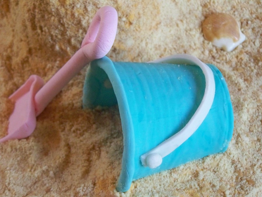 Sand Castle With Pail And Shovel - CakeCentral.com