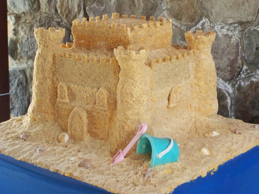 Sand Castle With Pail And Shovel - CakeCentral.com