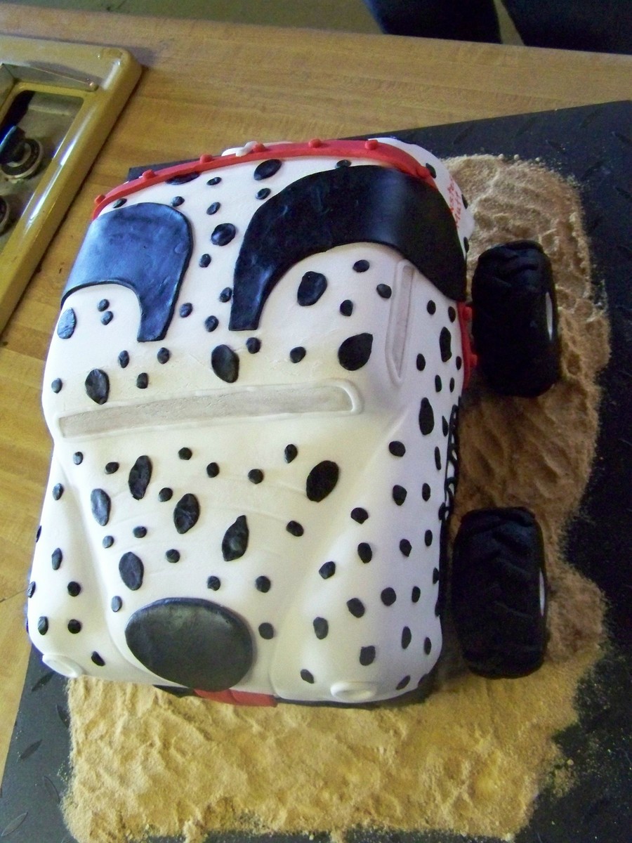 Dalmation, Monster Mutt Truck Birthday Cake - CakeCentral.com