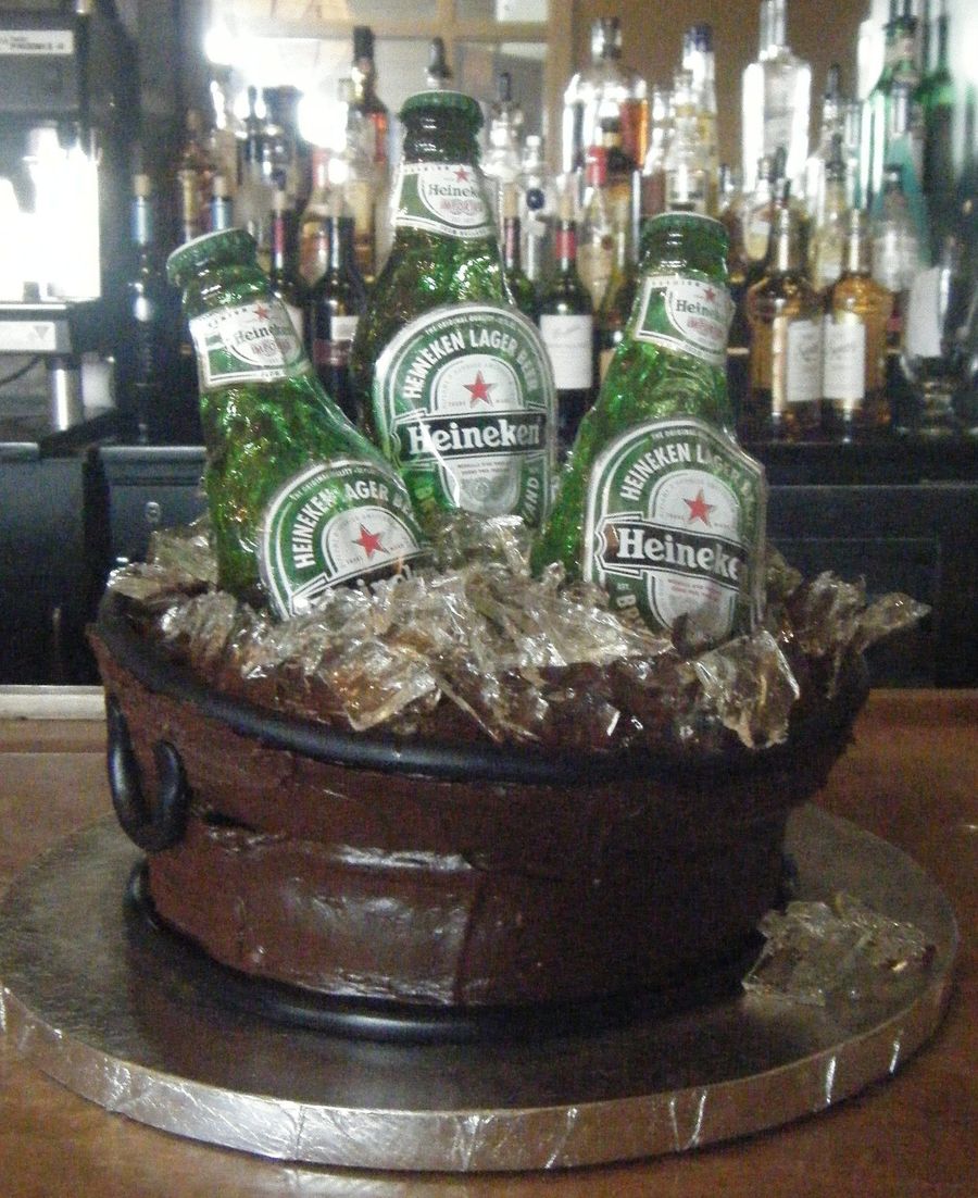 Beer Bottle Cake. - CakeCentral.com